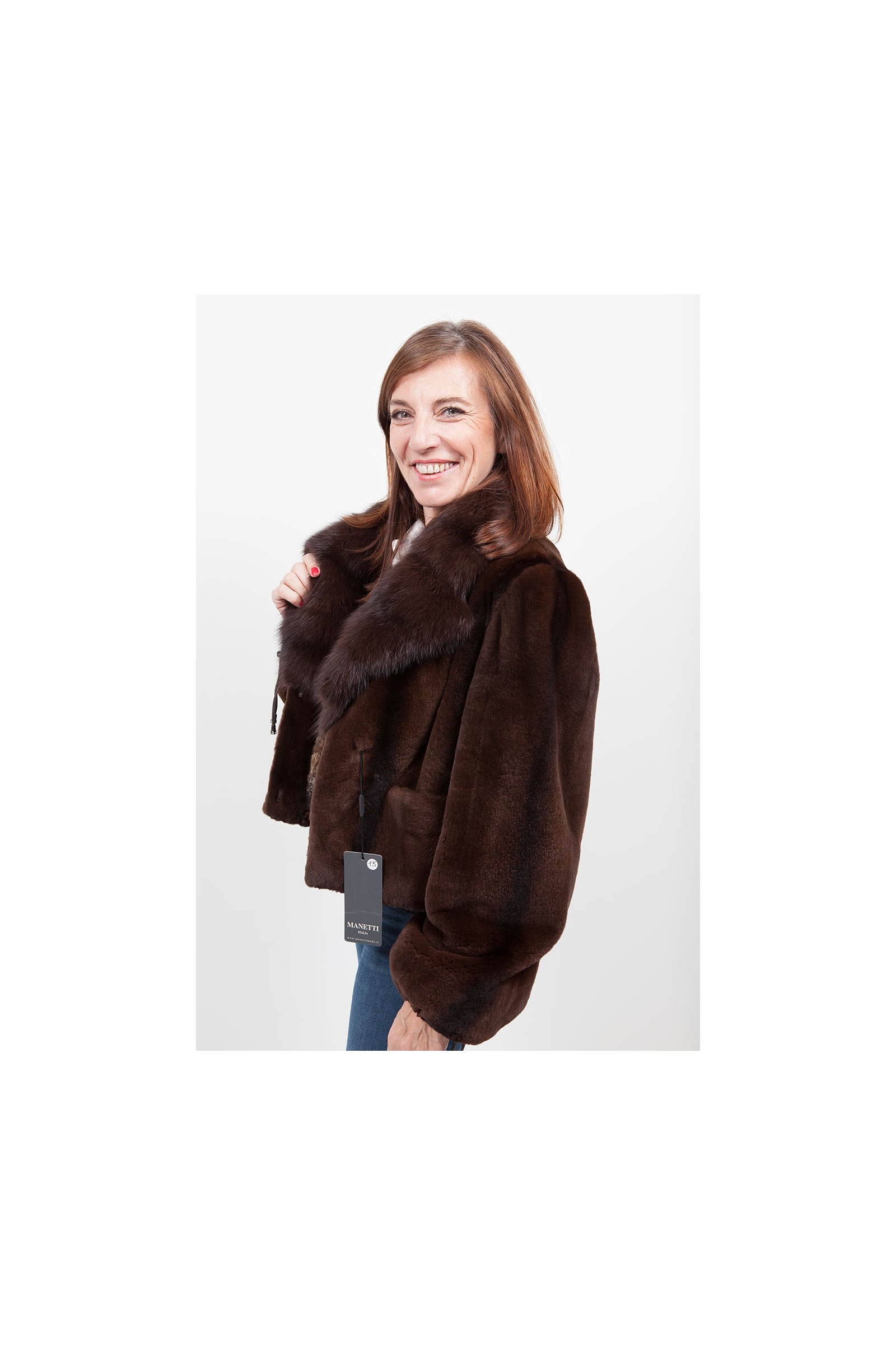 Sheared Mink and Sable Jacket